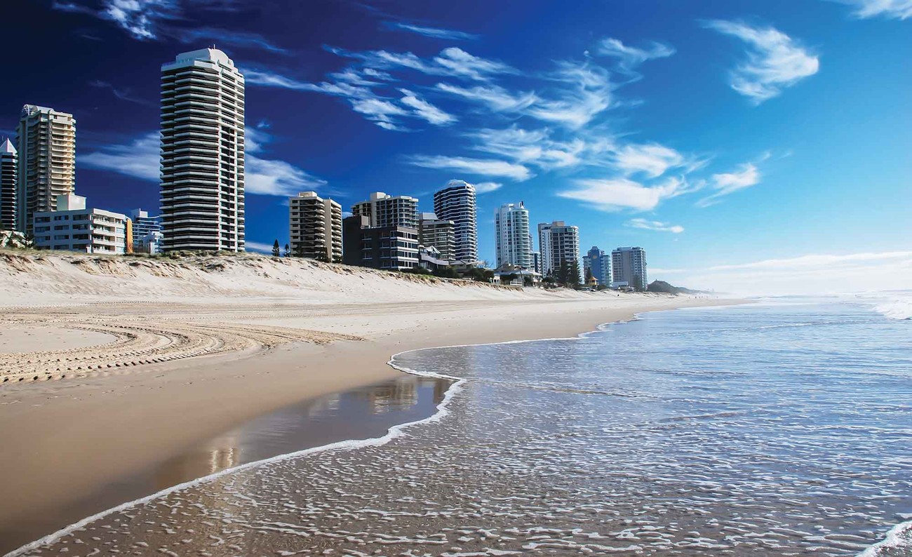Fototapete, Tapete Strand Gold Coast Australien bei EuroPosters ...