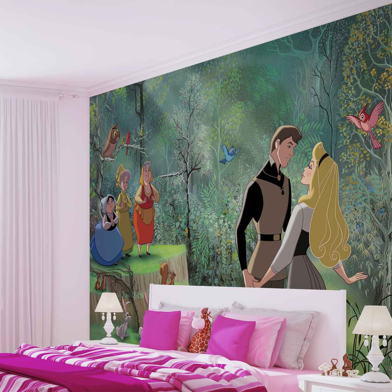 Disney Princesses Sleeping Beauty Fototapet, Tapet på Europosters.dk