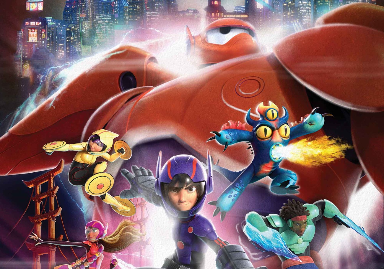 Disney Big Hero 6 - Velká šestka fototapeta, tapeta na zeď na Posters.cz