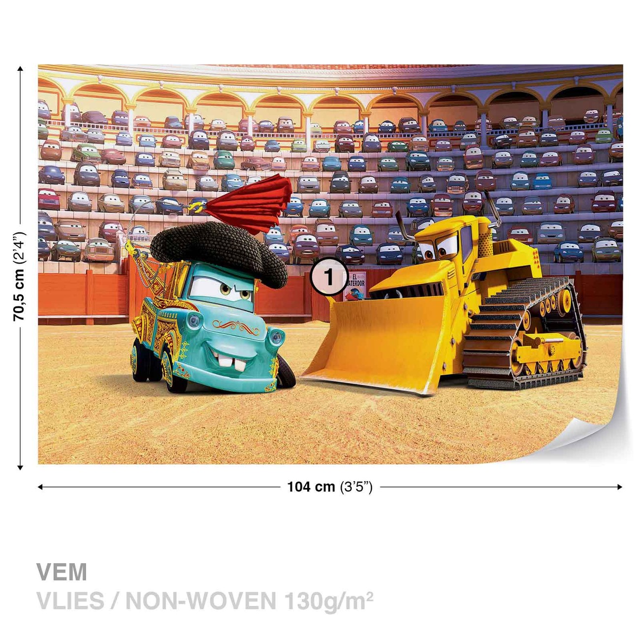 Disney Cars Fototapeta, Tapeta | Kup na Posters.pl