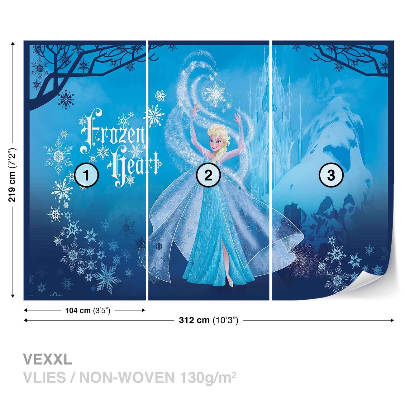 Disney Ledové království Elsa fototapeta, tapeta na zeď na Posters.cz