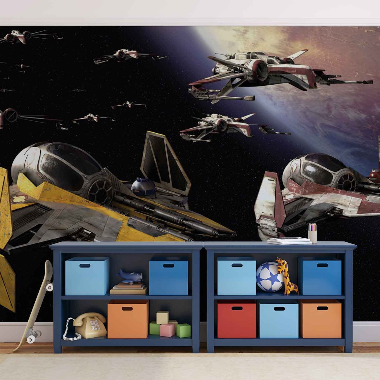 Star Wars Anakin Jedi Starfighter fototapeta, tapeta na zeď na Posters.cz