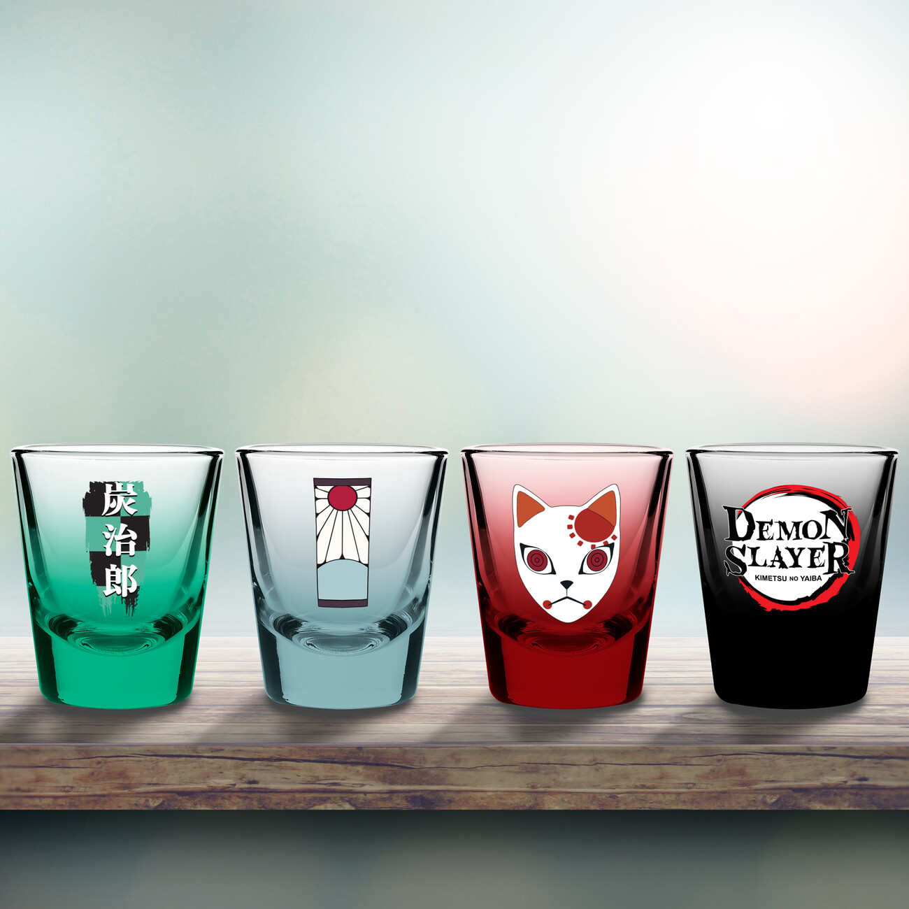 Glas Demon Slayer - Symbols | Originelle Geschenkideen | Europosters