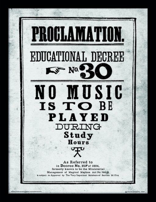 Harry Potter - Proclamation Framed poster | Buy at Europosters