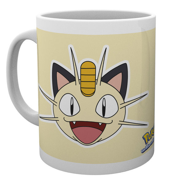 Hrnček Pokémon - Meowth Face | Nápady na originálne darčeky | Posters.sk