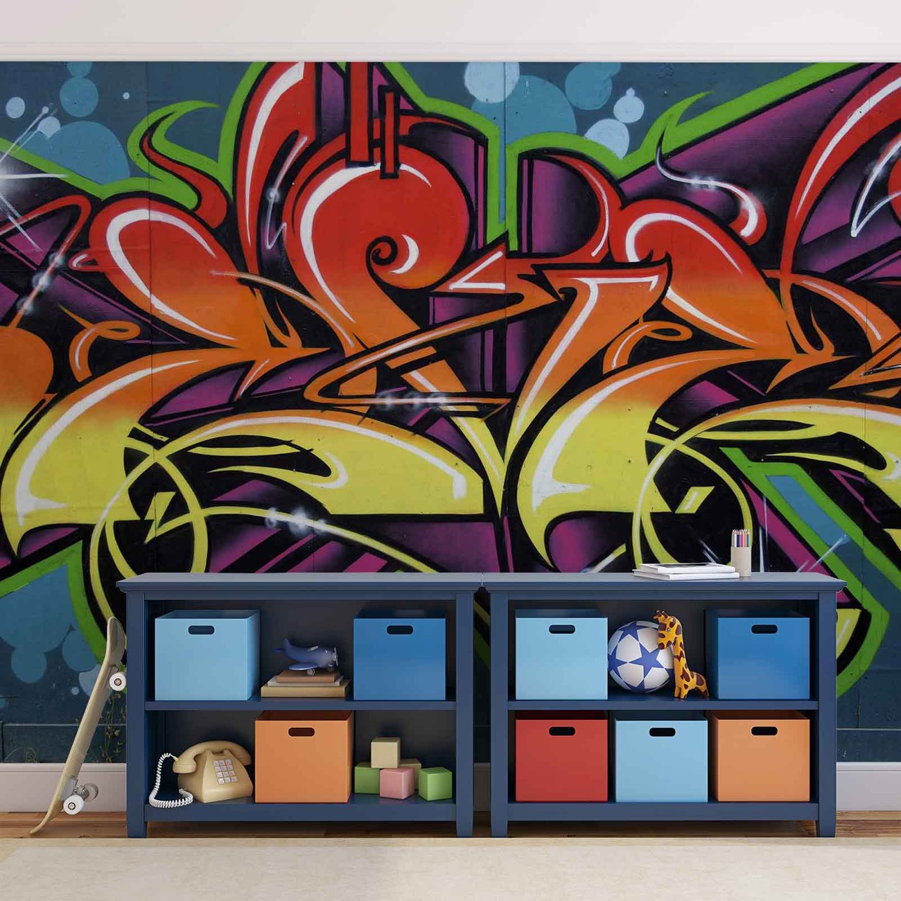 Fototapete, Tapete Graffiti Street Art bei Europosters