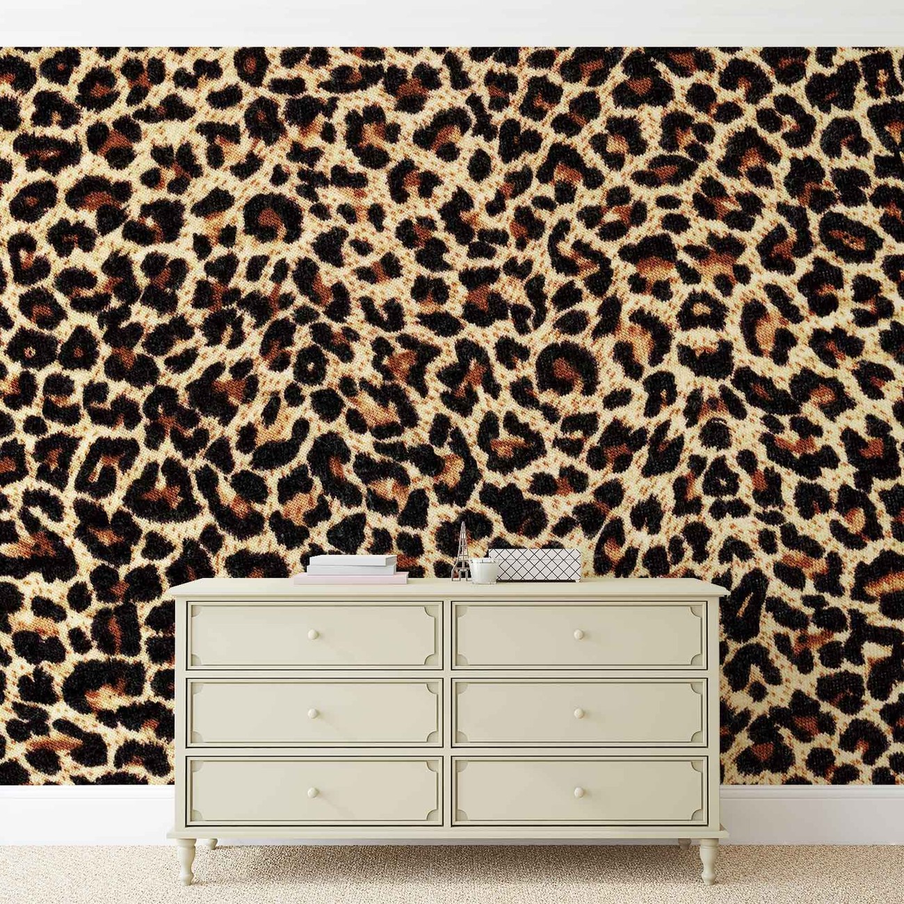 Fototapete, Tapete Leopard bei Europosters