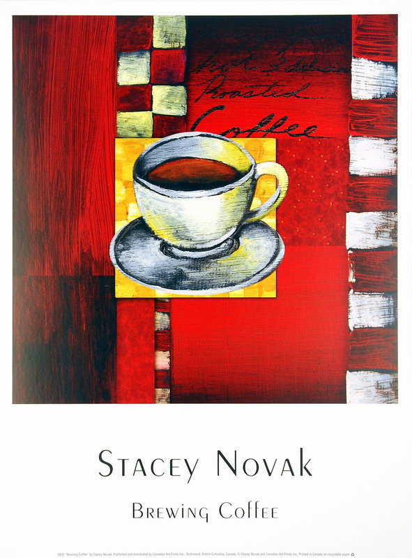 Reproducción de arteBrewing Coffee, Stacey Novak | Pósters, cuadros y ...