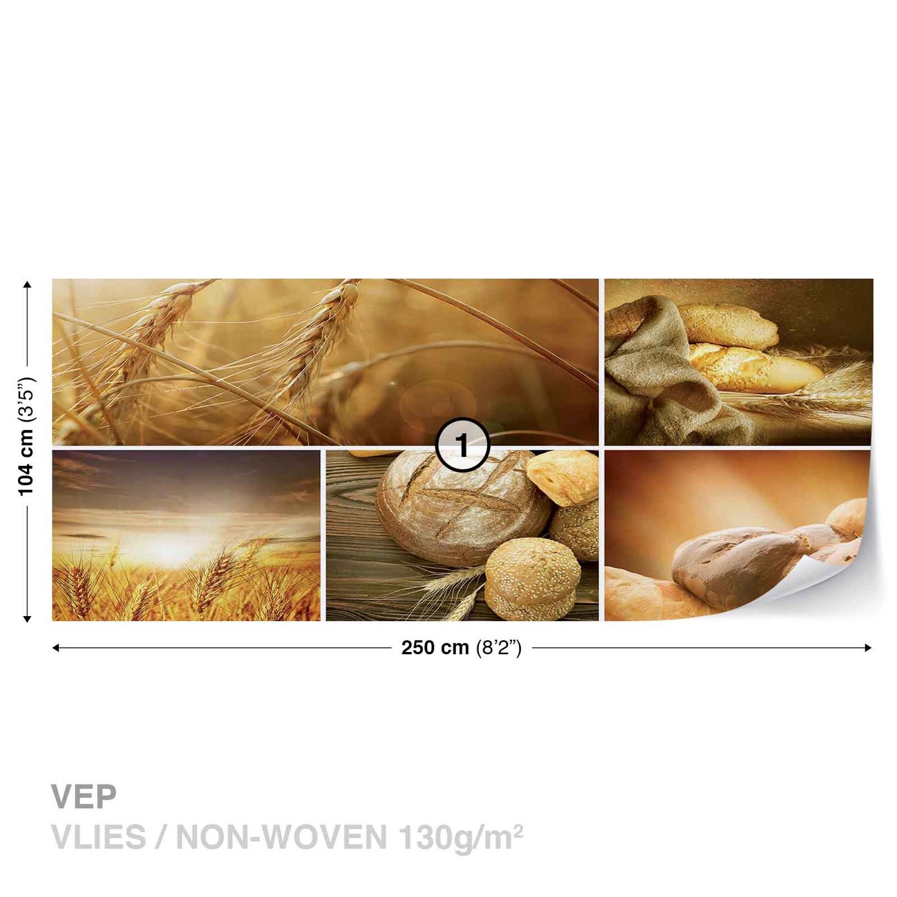 Food Bread Wall Mural | Buy online at UKposters