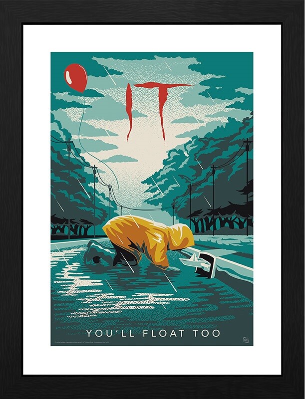 IT - Georgie You‘ll Float Too Framed poster | Buy at Europosters