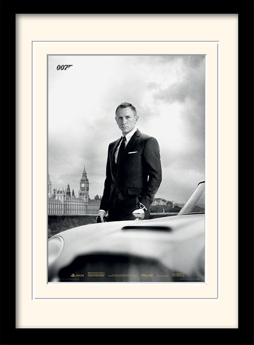 James Bond - Bond & DB5 - Skyfall Framed poster | Buy at UKposters