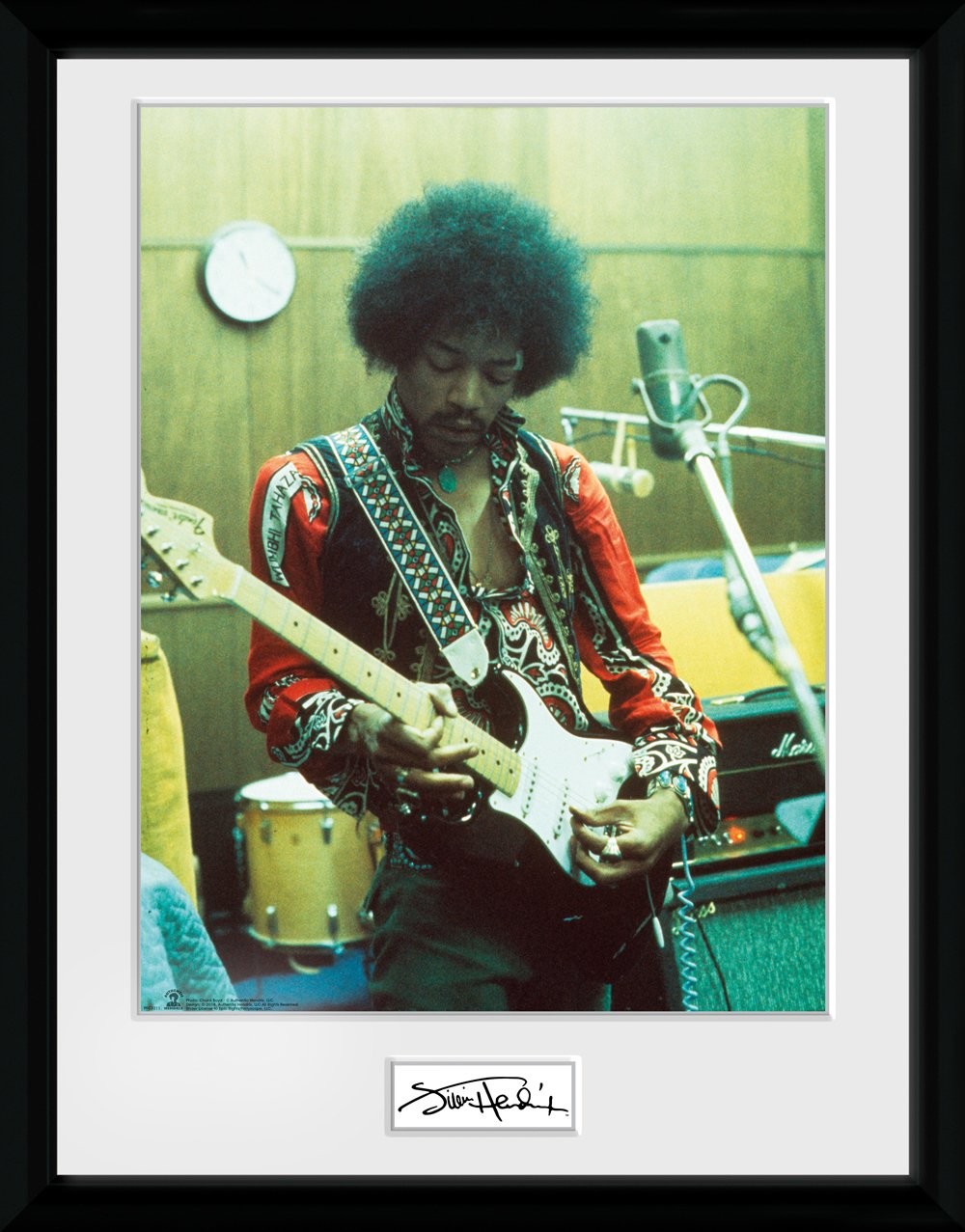 Jimi Hendrix - Studio Gerahmte Poster, Bilder | Kaufen bei EuroPosters
