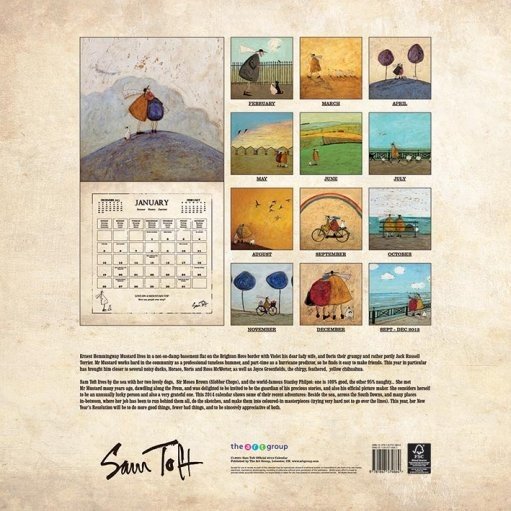 Kalendář 2014 - SAM TOFT - Kalendáře na zeď 2014 | Kup na Posters.cz