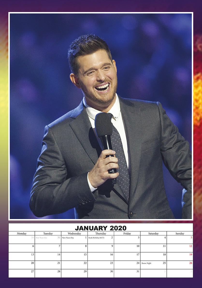 Michael Buble - Kalendarze ścienne 2020 | Kup na Posters.pl