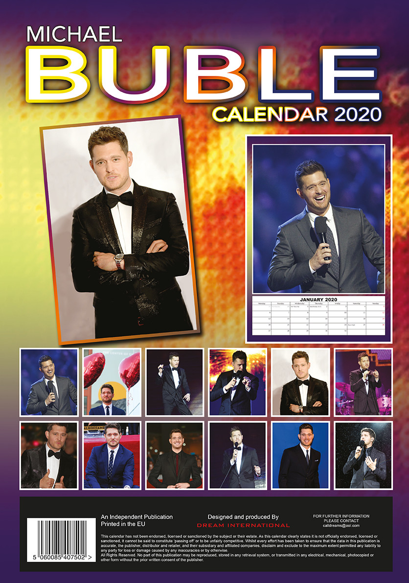 Michael Buble - Kalendarze ścienne 2020 | Kup na Posters.pl