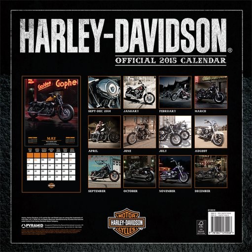 Harley Davidson - Wandkalender 2015 | Kaufen bei Europosters