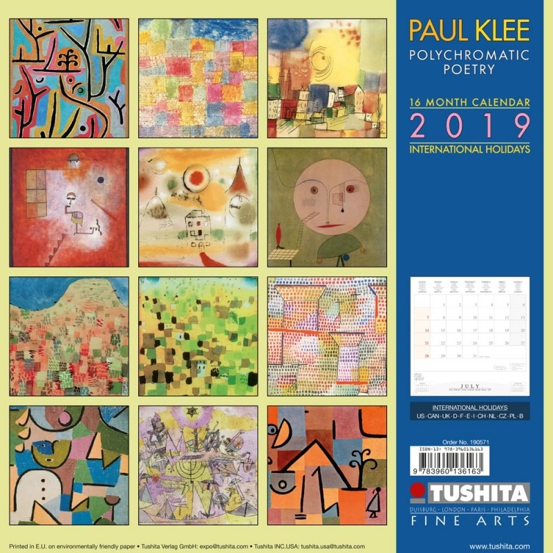 Paul Klee - Polychromatic Poetry - Wandkalender 2019 | Kaufen bei ...