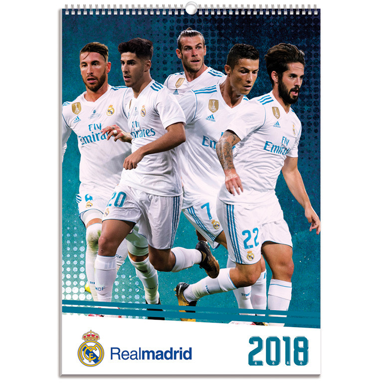 Real Madrid - Wandkalender 2018 | Kaufen bei Europosters