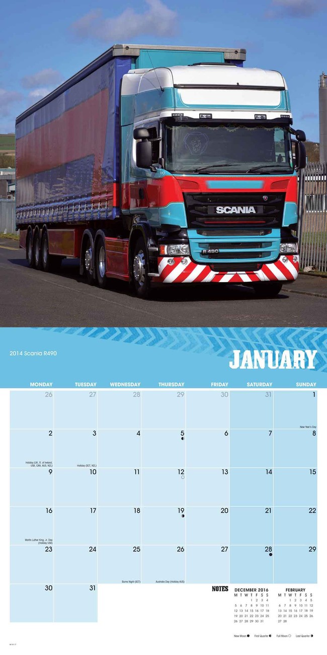 Trucking - Wandkalender 2018 | Kaufen bei Europosters