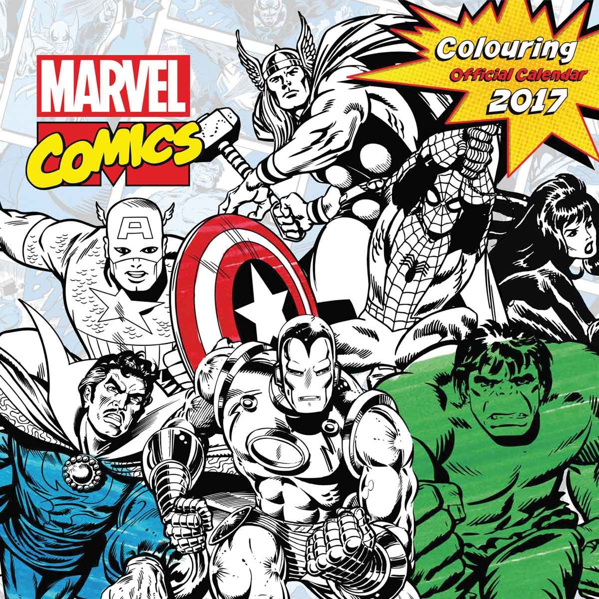 Marvel comics - Vægkalendere 2017 | Køb på Europosters
