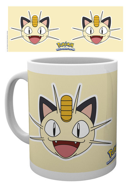 Kafekopp Pokémon - Meowth Face | Originale gaveidéer | Europosters