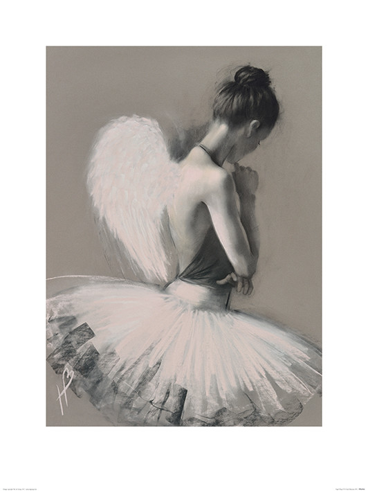 Reproducción de arteHazel Bowman - Angel Wings II | Pósters, cuadros y ...