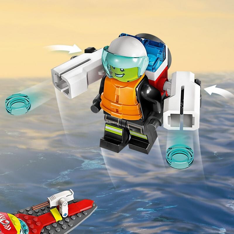 LEGO Lego City - Fireboat and Fire Raft | Pósters, regalos, merch ...