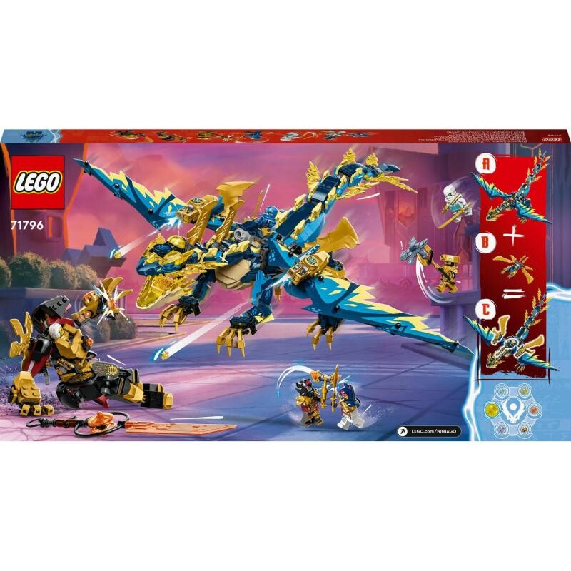 Costruzioni Lego Ninjago - Elemental Dragon vs. Empress's Robot ...