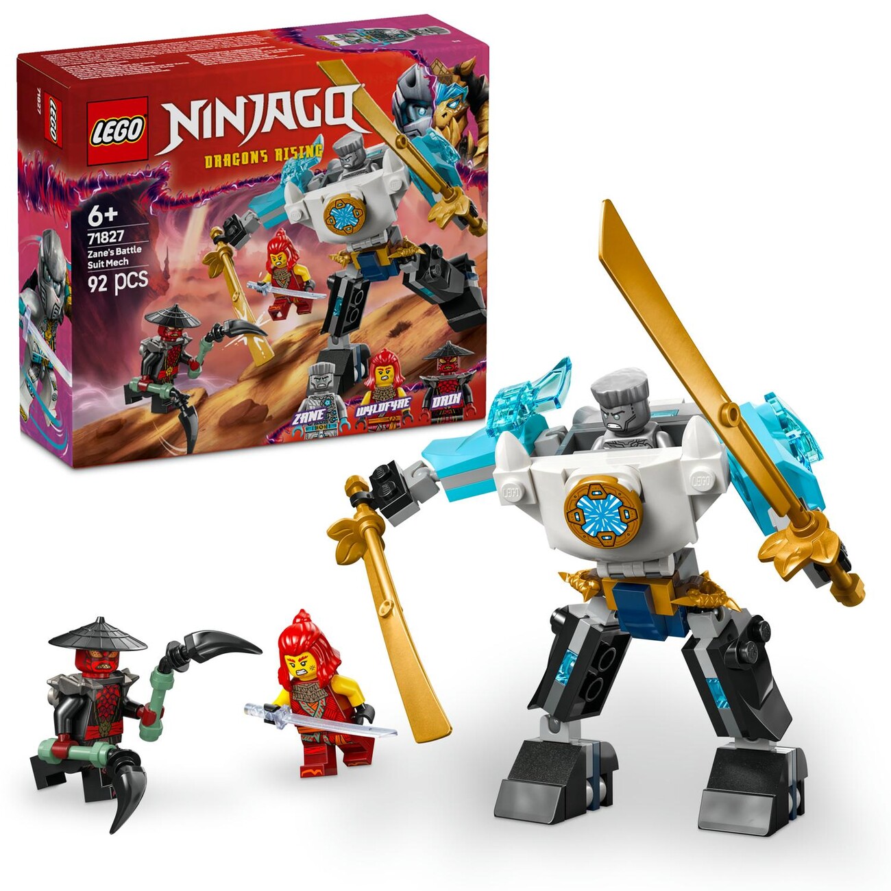 LEGO Lego - Ninjago - Zane's Battle Robot Suit 71827 | Tips for original gifts | UKposters