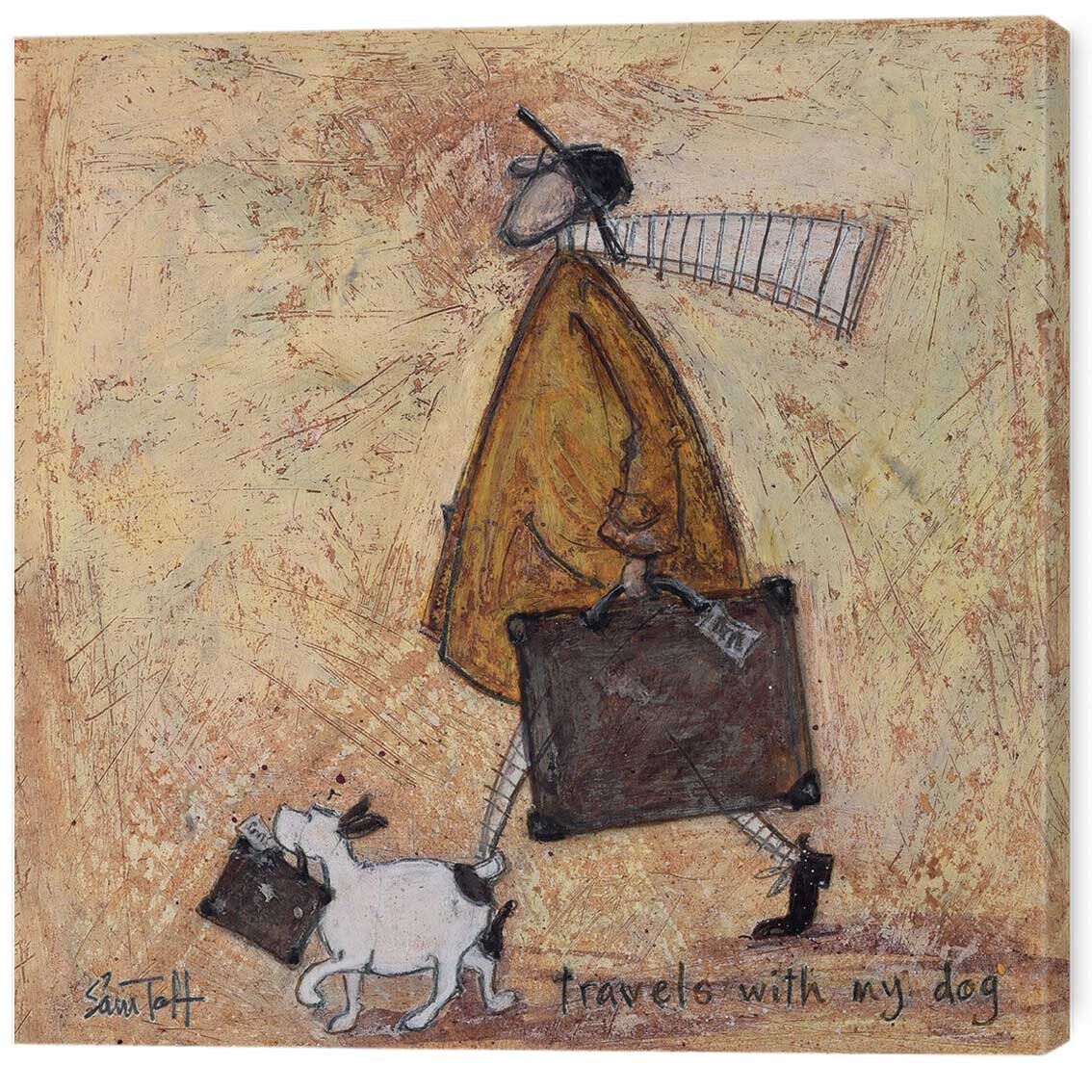 Leinwanddruck Sam Toft - Travels with the Dog | Canvas Wandbilder ...