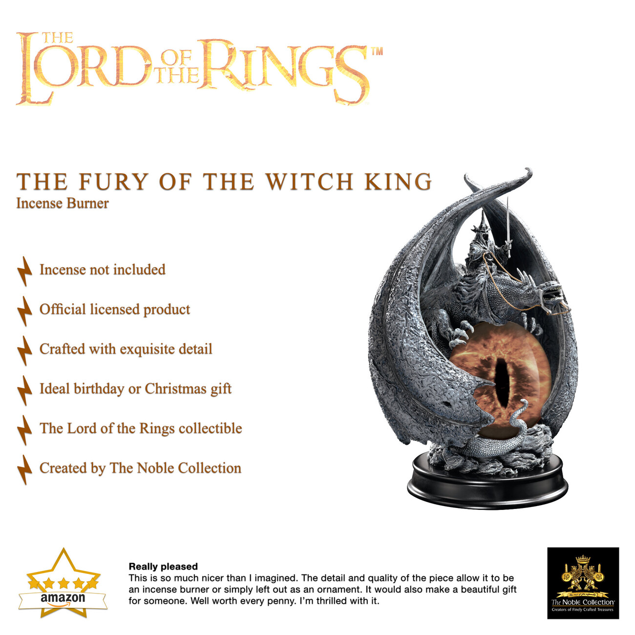 Figurine Lord of the Rings - The Fury of the Witch-King | Idées de ...