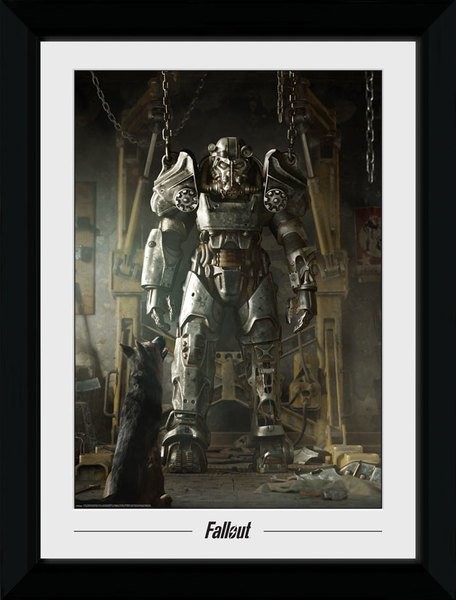 Fallout - Power Armour Poster enmarcado | Posters.es