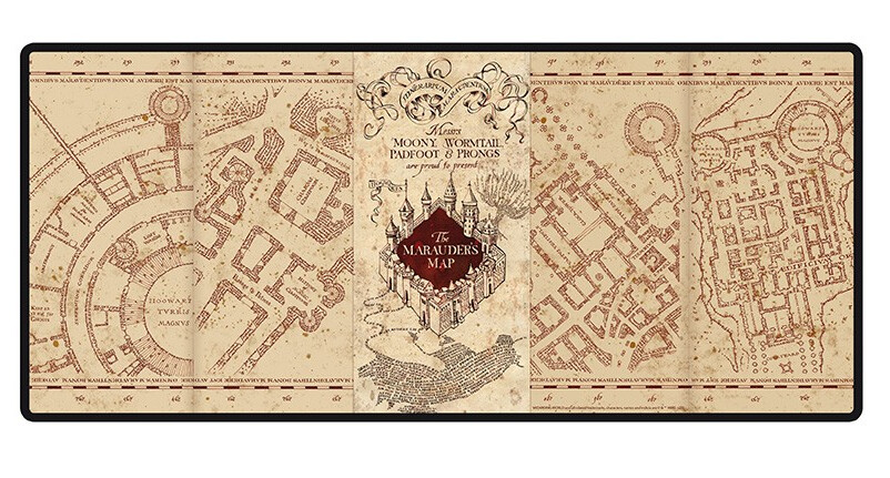 Harry Potter Marauder S Maps Hogwarts Detail From The Marauder's Map