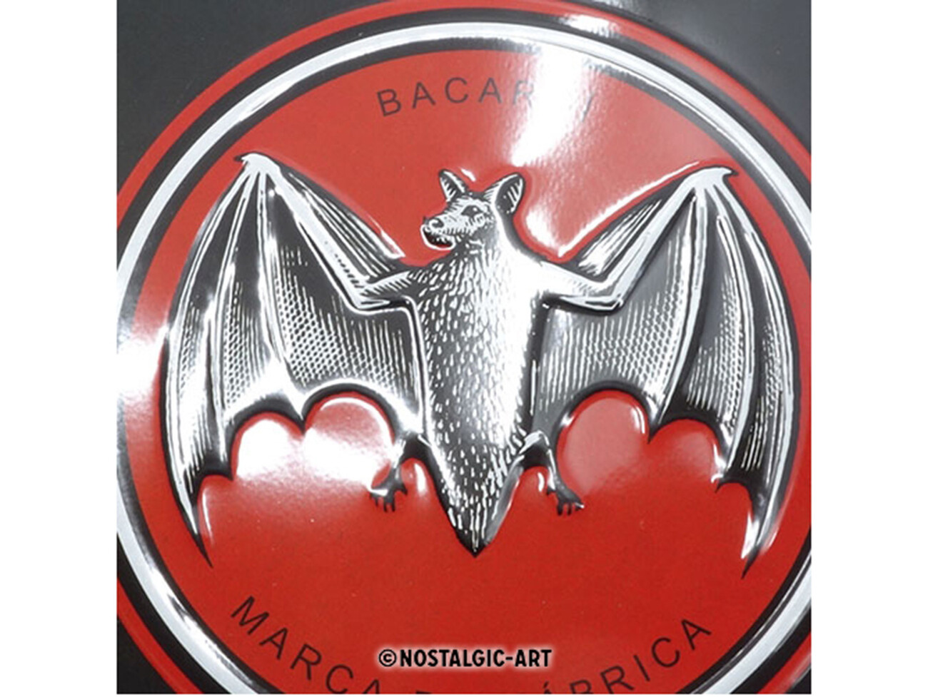 Bacardi - Black Logo | Collectible retro metal signs for your wall