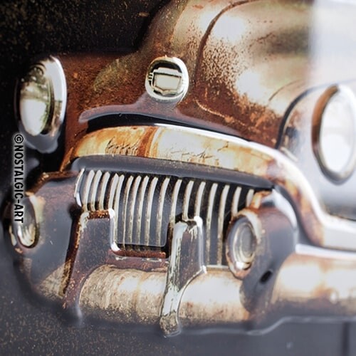 Route 66 - Drive, Eat | Collectible retro metal signs for your wall