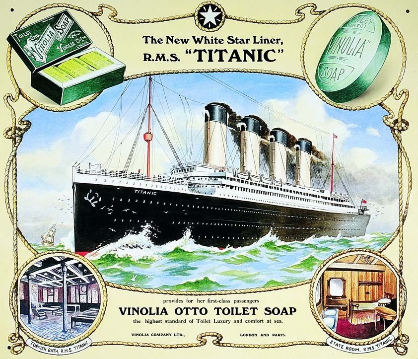 TITANIC | Collectible retro metal signs for your wall