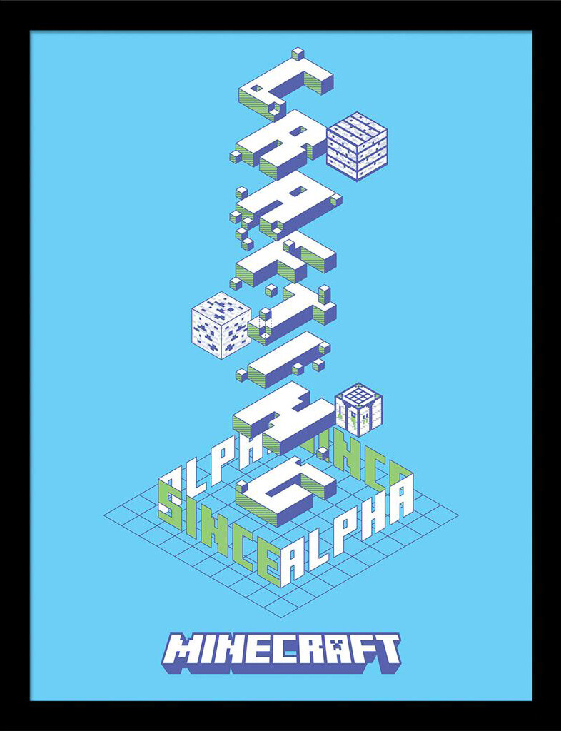 Minecraft - Alpha Framed poster | Buy at UKposters