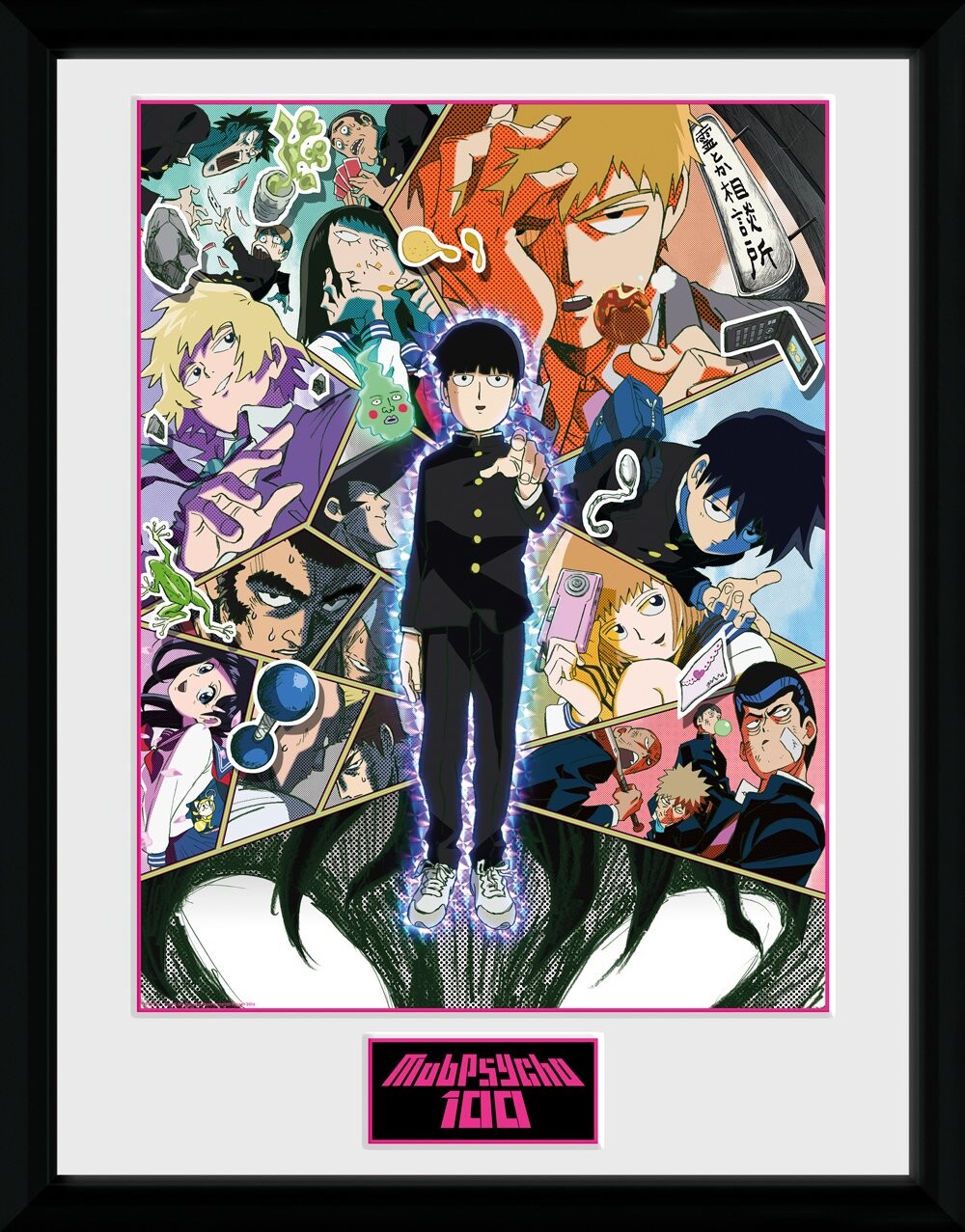 Mob Psycho 100 - Collage Framed poster | Buy at UKposters