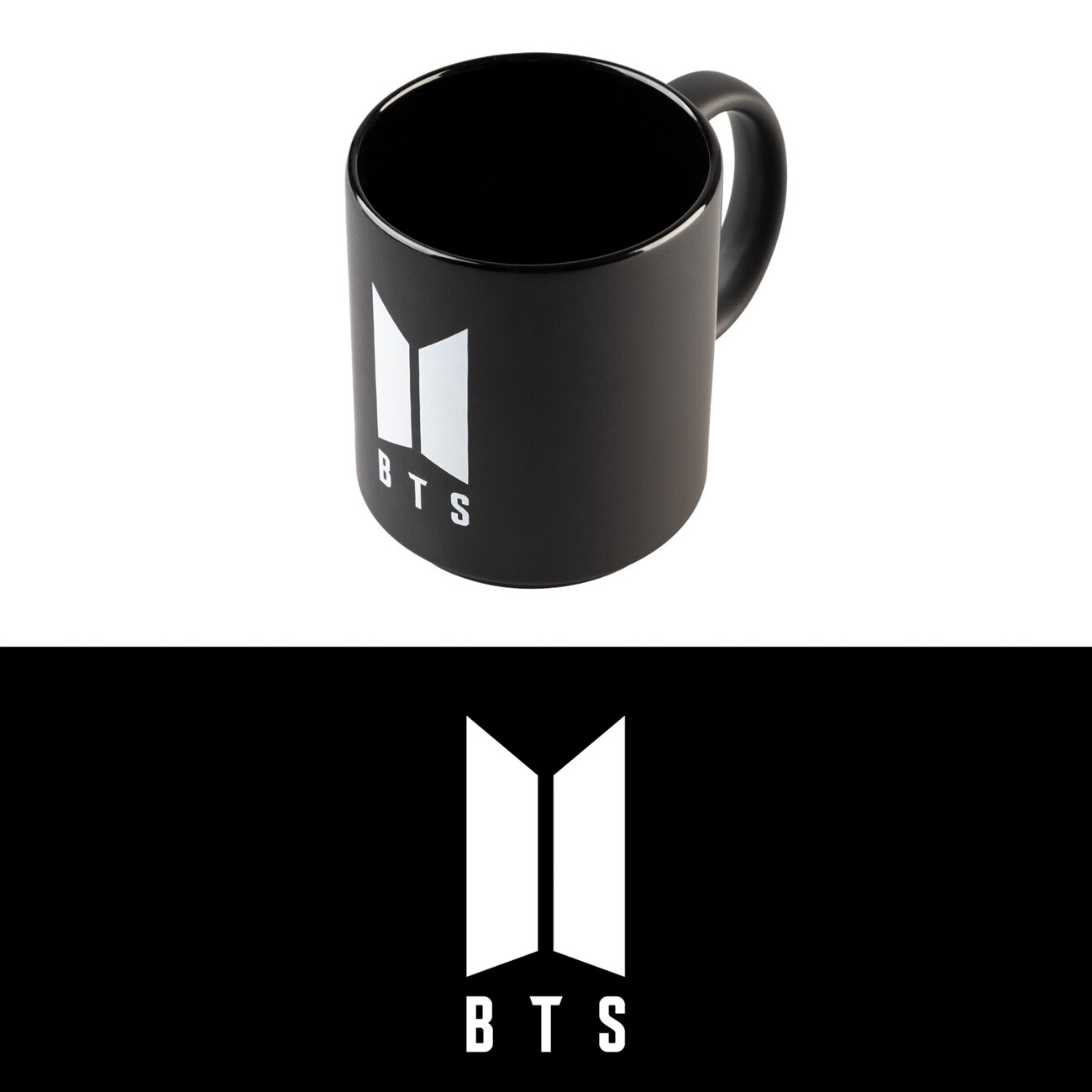 Mug, cup BTS - White Logo | Tips for original gifts | UKposters