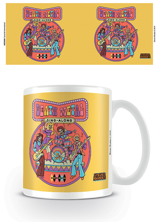 Mug, cup Steven Rhodes - Death Metal Sing Along | Tips for original ...