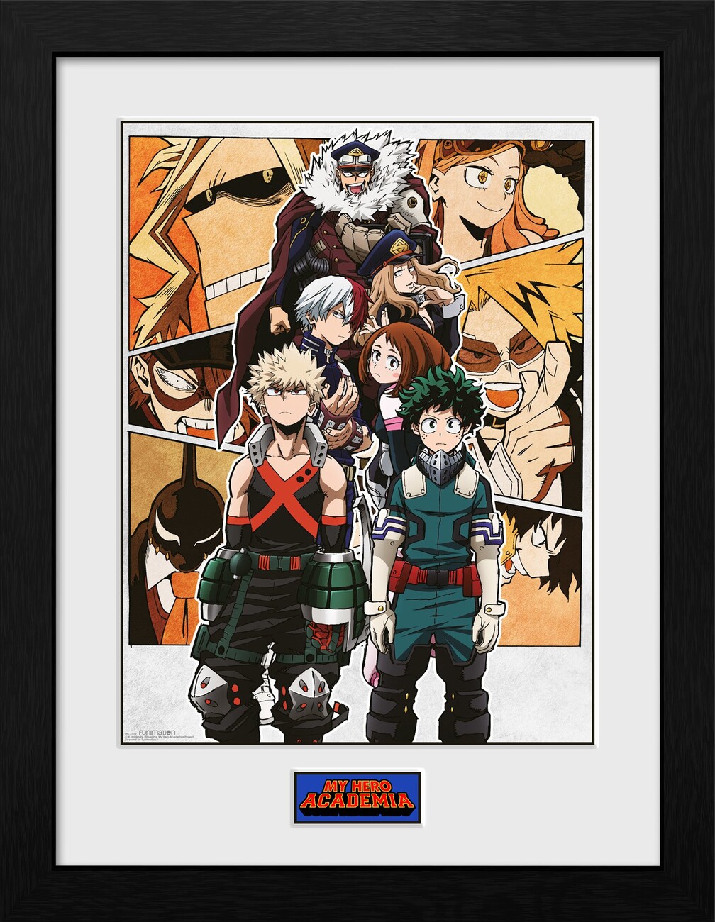 My Hero Academia - Season 4 Key Art 1 Framed poster | Buy at UKposters