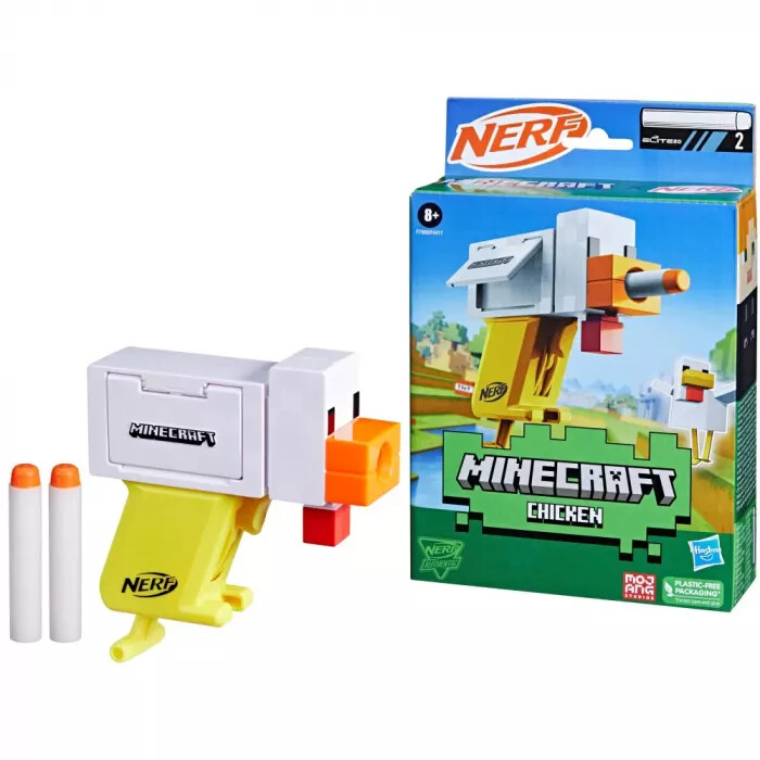 NERF Minecraft - Chicken Microshots | Tips for original gifts | UKposters