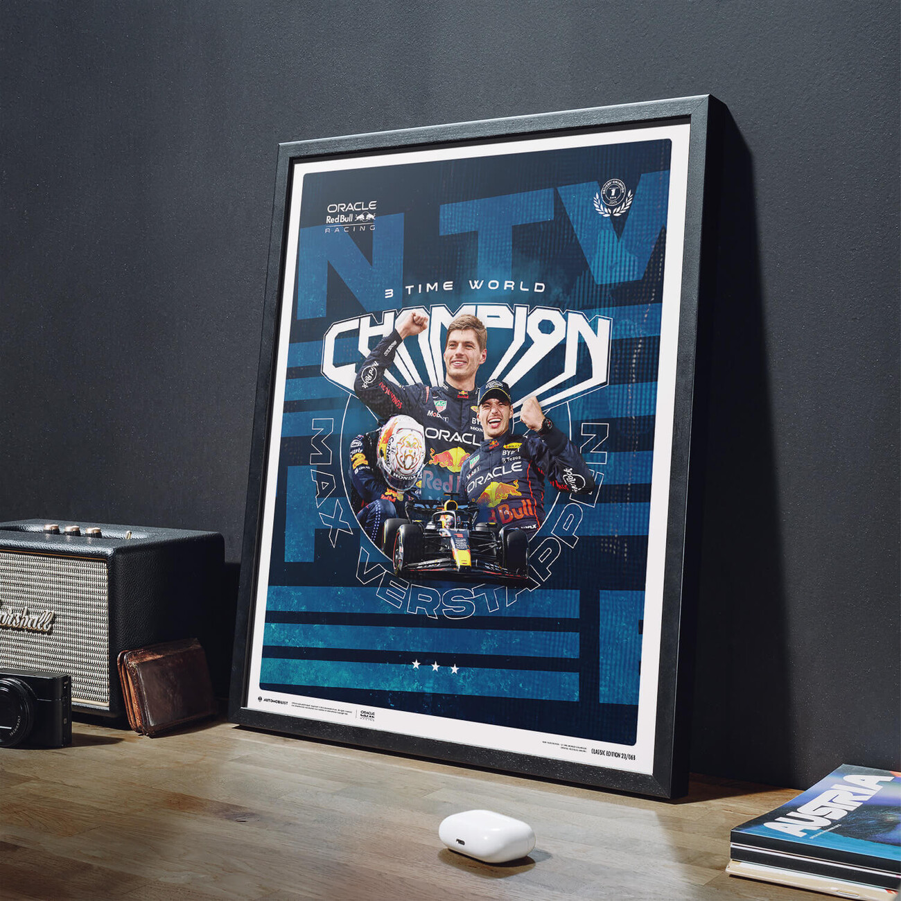 Art Print Oracle Red Bull Racing - Max Verstappen - 2023 F1® World ...