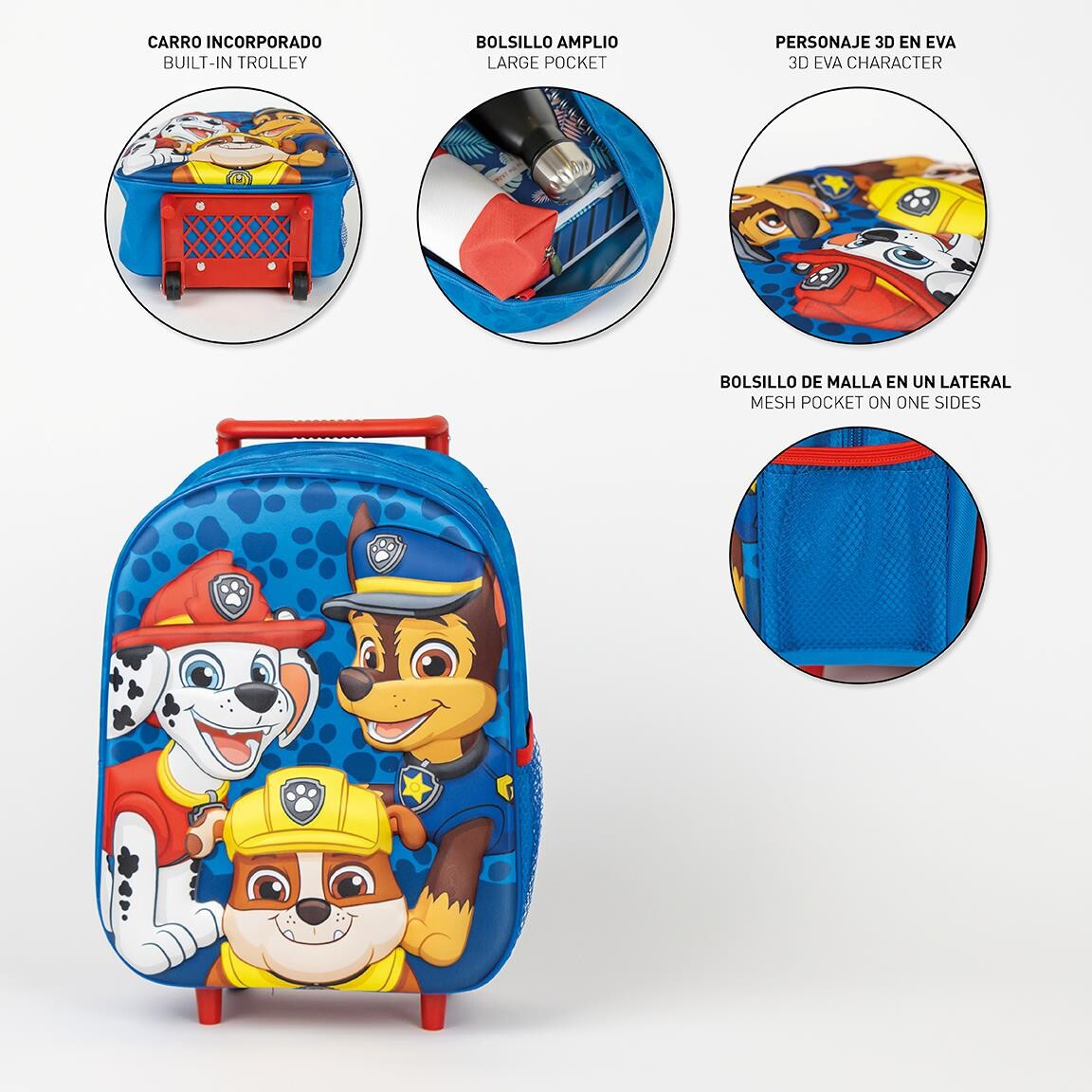 Backpack Paw Patrol - Chase, Marshall, Rubble | Tips for original gifts