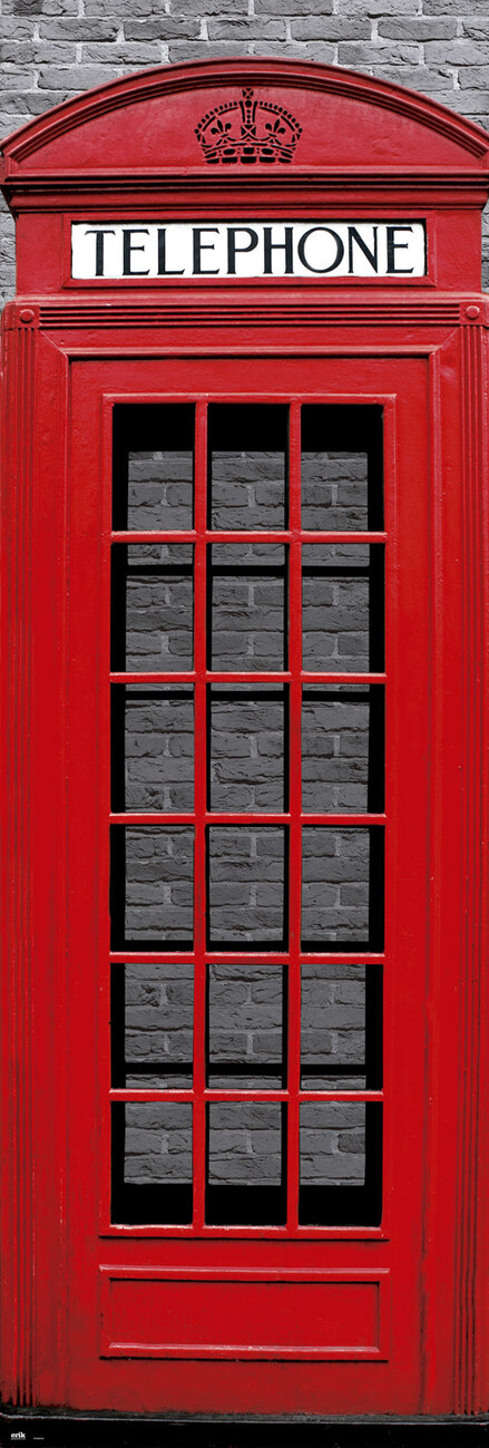 London - Red Telephone Box Plakat, Poster online på Europosters