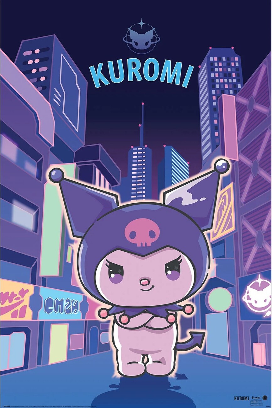 Plakát, Poszter Hello Kitty - Kuromi Ambition | Faliposzterek | 3+1 ...