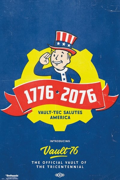 Plakat, Obraz Fallout 76 - Tricentennial | Plakaty ścienne | 3+1 GRATIS ...