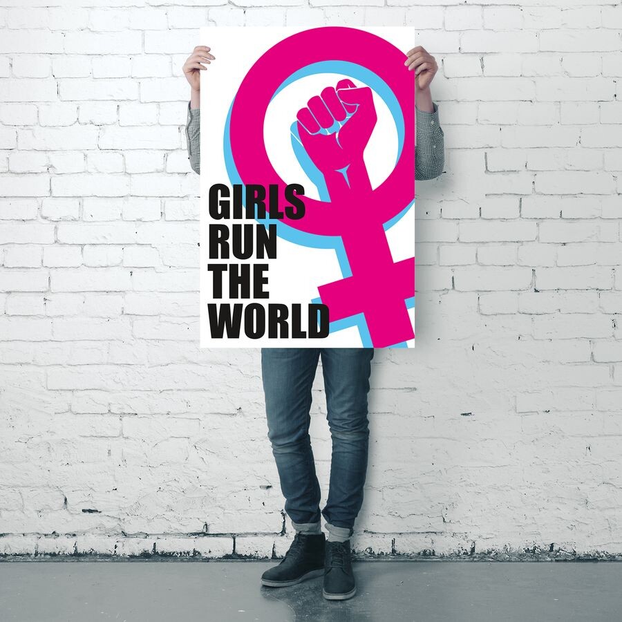 Plakát Girls run the World | Obraz na zeď | 3+1 zdarma | Posters.cz