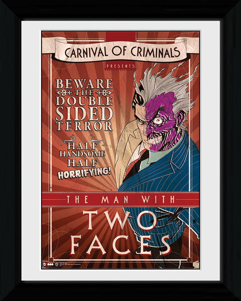 Batman Comic - Circus Two Face Framed poster | Buy at UKposters