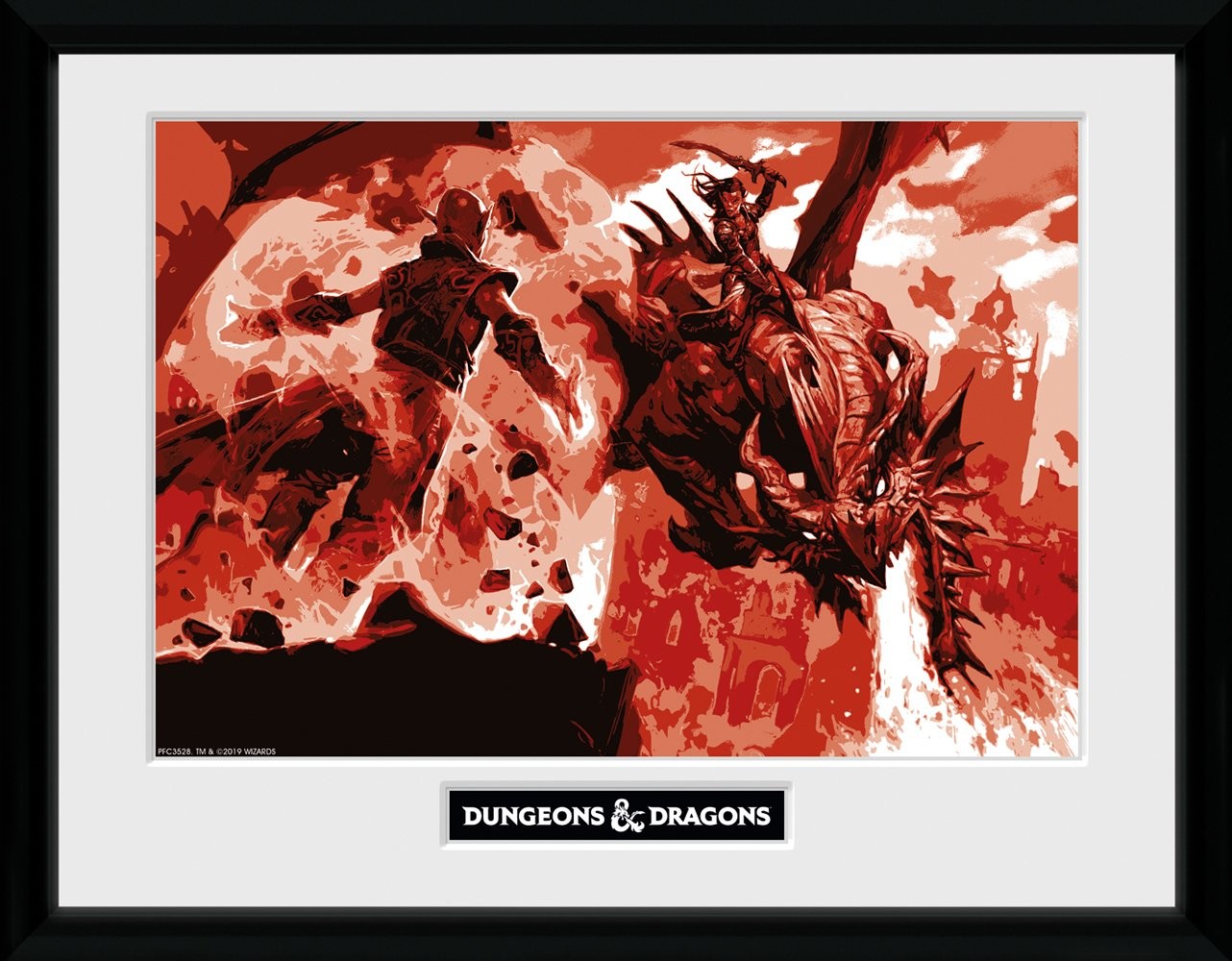 Dungeons & Dragons - Red Dragon Framed poster | Buy at Europosters